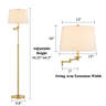 House of Hampton® Aleinah 64.5'' Adjustable Height Swing Arm Floor Lamp "& Reviews" | Wayfair